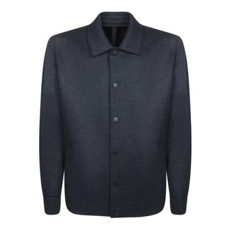 Harris Wharf London Homme, Chemises, Gris, Taille: M Manteau Boutonn&eacute;