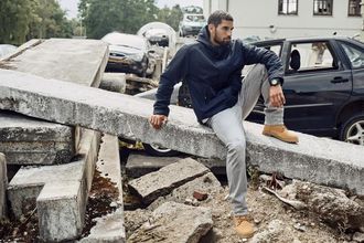 Brandit Motorradjacke Windbreaker Frontzip Jacke wasserabweisend rei&szlig;verschluss