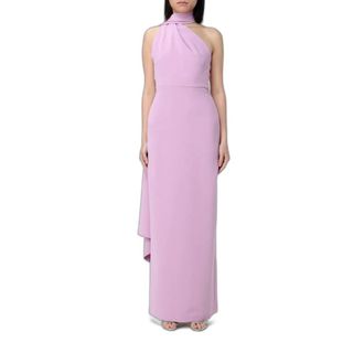 Solace London Robe Longue Demi - Femme - Robes - Violet - Taille: 36 FR