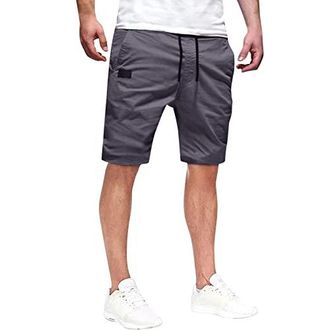 Generic Pantalon cargo pour homme 2026 - Pantalon de jogging d&eacute;contract&eacute; - Solide - Taille pour homme - Pantalon tendance avec cordon de serrage moyen et poch