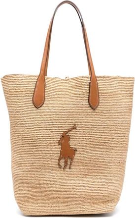 Polo Ralph Lauren Femme, Sacs, Beige, Taille: ONE Size Sac &agrave; Main Beige pour Femmes