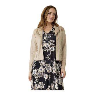 In Front Sand Mapelina Jacke mit Nieten - - Jackets - Damen - Beige - XL