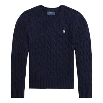 Polo Ralph Lauren Pulls &agrave; col rond - Femme - Pulls - Bleu - Taille: 42 FR