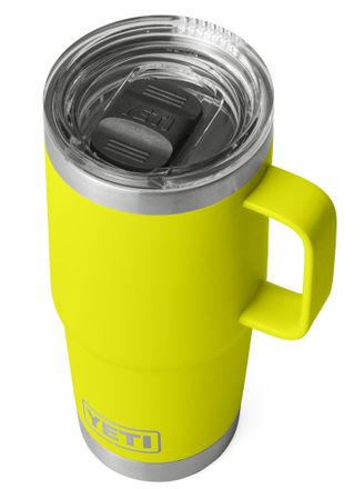 Yeti Rambler Reisebecher Mit Stronghold Deckel, Firefly Yellow, 20 oz (591 ml)
