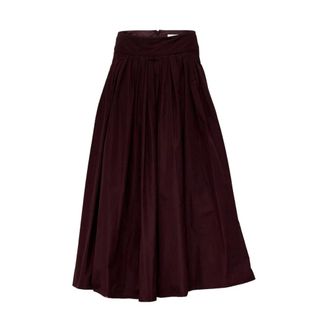 Max Mara Femme, Jupes, Rouge, Taille: 34 FR Romina Midi Skirt