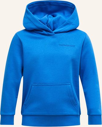 Peak Performance Jr Original Small Logo Hood Kapuzensweatshirt blau