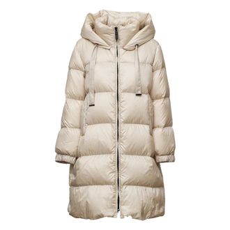Max Mara Femme, Manteaux, Beige, Taille: 38 FR Midi Quilted Puffer Coat