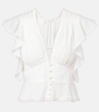 Poupette St Barth Bluse Romy aus Baumwolle
