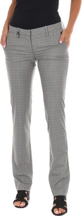Met Gerade Beinhose - - Trousers - Damen - Grau - W26