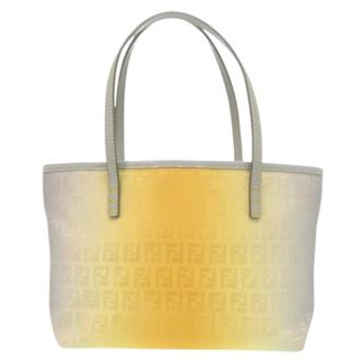 Fendi Sac cabas vintage Pre-owned - Femme - Pre-owned - Jaune - Taille: ONE Size