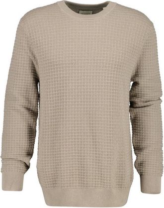 GANT Rundhalspullover COTTON TEXTURE C-NECK Regular fit mit Rundhalsausschnitt