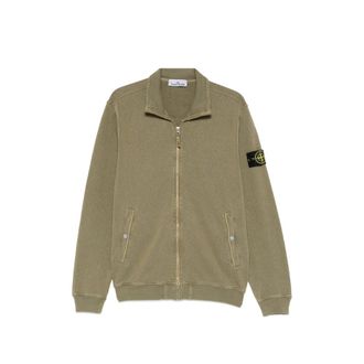 Stone Island Zip Pocket Sweatshirt