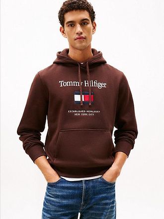 Tommy Hilfiger Sweat &agrave; capuche en molleton &agrave; logo