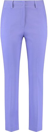 Gerry Weber Damen Elegante Stretchhose mit Saumschlitzen (925042-31218), Größe:42, Farbe:Blue Sky (80932)