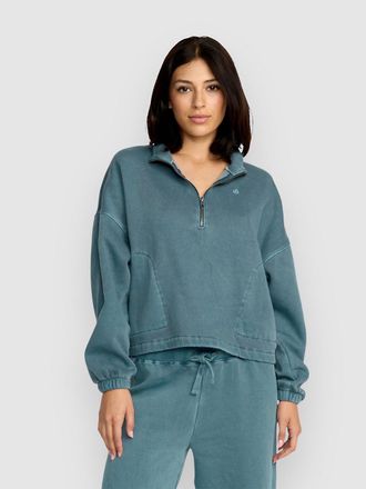 Volcom Stone Soft Quarter Half-Zip Pull Polaire bleu