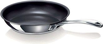 Beka 12068364 Chef Poêle à frire en acier inoxydable intérieur revêtu 26 cm, Argenté
