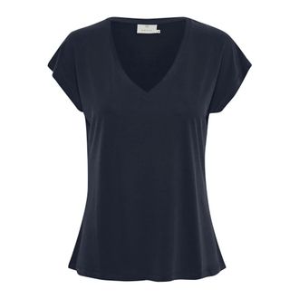 Kaffe T-Shirt Midnight Marine Qualit&eacute; Sup&eacute;rieure - Femme - Tops - Bleu - Taille: 44 FR