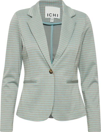 Ichi IHKATE Damen Blazer Kurzblazer Jacke mit Stretch und Reverskragen, Größe:XS, Farbe:Ether (144506)