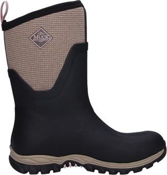 The Original Muck Boot Company Bottes en caoutchouc Arctic Sport II Mid pour femme, Noir/vert, 40 EU