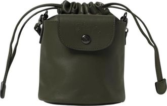Longchamp Femme, Sacs, Vert, Taille: ONE Size &Eacute;l&eacute;gant sac &agrave; cordon de serrage pour essentiels du quotidien