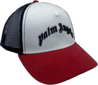 Palm Angels Homme, Accessoires, Multicolore, Taille: ONE Size Trucker Z0988 Cap