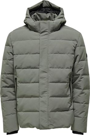 Only & Sons Herren Onscayson Puffa OTW Steppjacke, Castor Gray, S