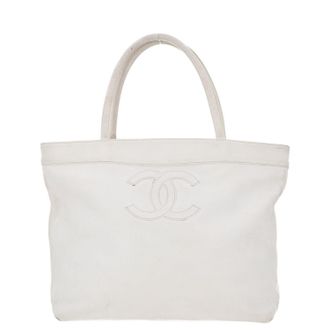 Chanel CC Shoulder Hand Tote Bag