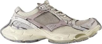 Balenciaga Low-Top Sneaker - Stapler Sneakers - Synthetic - Beige - Gr. 37 (EU) - in Grau - f&uuml;r Damen