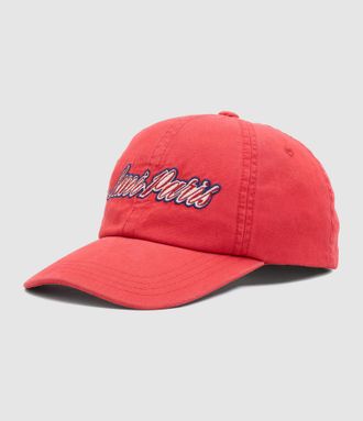 Ami Casquette Ami Paris Rouge Rubis Lave