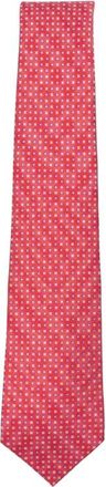 Kiton Homme, Accessoires, Multicolore, Taille: ONE Size Geometric-print Silk Tie