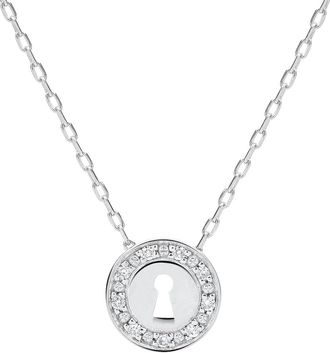 Edenly Collier Kostbares Geheimnis - Weißgold und Diamanten