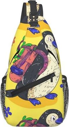 Generic Sac &agrave; dos pingouin &agrave; bandouli&egrave;re pour homme Sac &agrave; dos de randonn&eacute;e Sac &agrave; dos de voyage