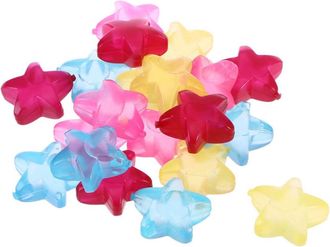 Cabilock 40 St&uuml;ck Sternf&ouml;rmige Wiederverwendbare Eisw&uuml;rfelformen Aus Kunststoff 3.2X3.2X0.7 Zoll F&uuml;r Party Getr&auml;nke K&uuml;hler Ohne Verw&auml;sserung Barzubeh&ouml;r