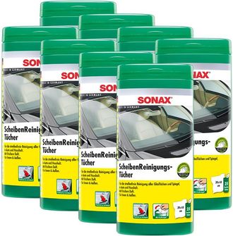 Sonax 8X 04120000 ScheibenReinigungsT&uuml;cher Box 25 St&uuml;ck