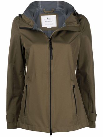 Woolrich veste zipp&eacute;e &agrave; capuche - Vert