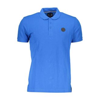 Gian Marco Venturi Gianmarco Venturi Blu Baumwolle Herren Polo
