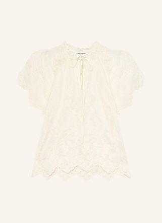 Lollys Laundry Lollys Laundry Blusenshirt Kalill Mit R&uuml;schen beige