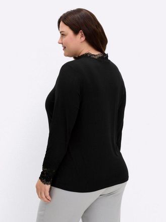 Sheego T-Shirt Shirt Langarm