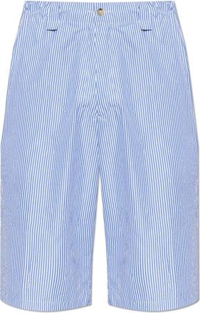 Willy Chavarria Homme, Shorts, Bleu, Taille: M Striped Shorts