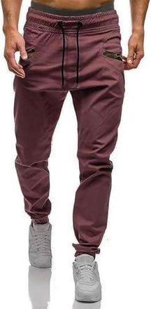 Generic Pantalon de jogging pour homme - Long et fin - Pantalon dext&eacute;rieur pour homme - L&eacute;ger et respirant - Couleur unie - Coupe ajust&eacute;e - Pantalon d&eacute;t&eacute; tend