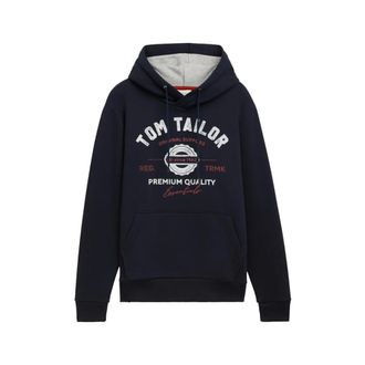 Tom Tailor Herren, Sweatshirts & Hoodies, Blau, LGr&ouml;&szlig;e