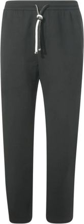 Emporio Armani Homme, Pantalons, Noir, Taille: M Joggers Double-Jersey