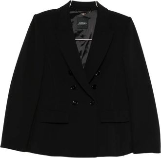 Marc Cain blazer à boutonnière croisée - Noir