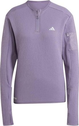adidas Damen T-Shirt Ultimate Running Conquer the Elements COLD.RDY Half-Zip