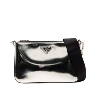 Prada Sac bandouli&egrave;re vintage doccasion - Femme - Pre-owned - Gris - Taille: ONE Size