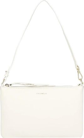Coccinelle Femme, Sacs, Blanc, Taille: ONE Size Leather Hand Bag