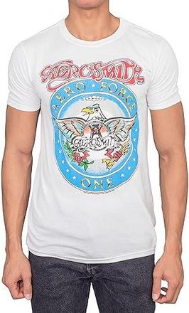Impact Merchandising Aerosmith Aero Force T-shirt &agrave; manches courtes pour homme Blanc, Blanc., XXL