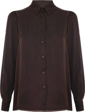 Kocca Femme, Blouses et Chemises, Brun, Taille: 42 FR Shirt Honor