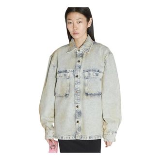 Guess Damen, Jacken, Blau, LGröße