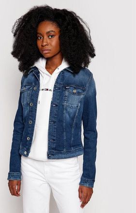 Tommy Jeans Jeansjacke Vivianne DW0DW09219 Dunkelblau Slim Fit